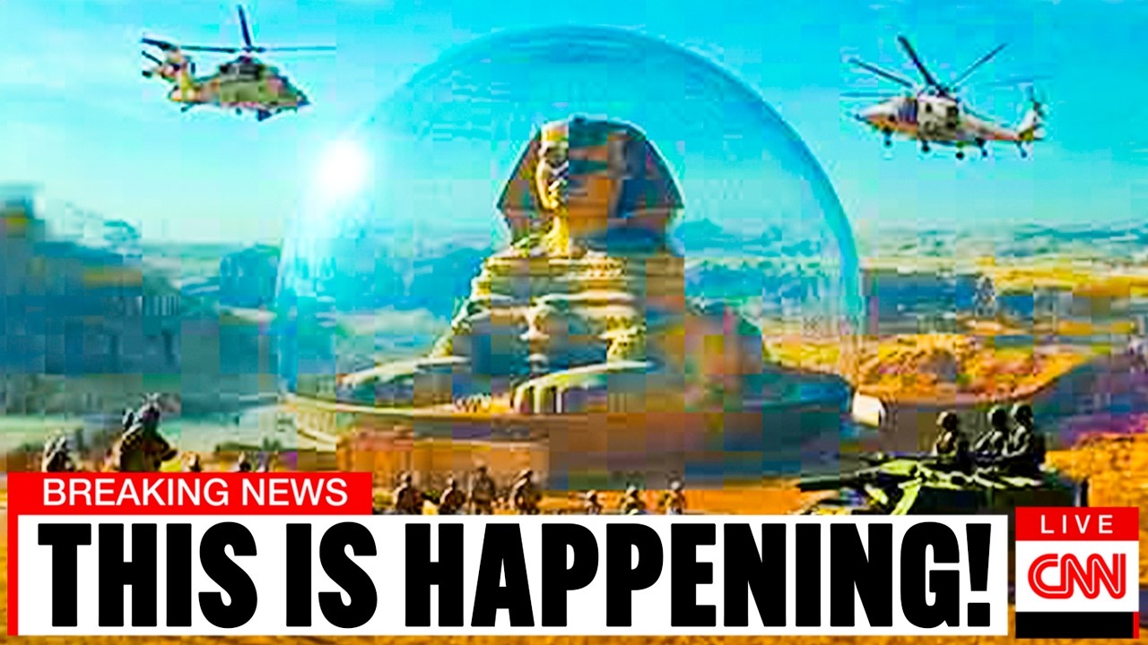Egypt FORCES Shutdown of the Great Sphinx After Drone Reveals The Last ...
