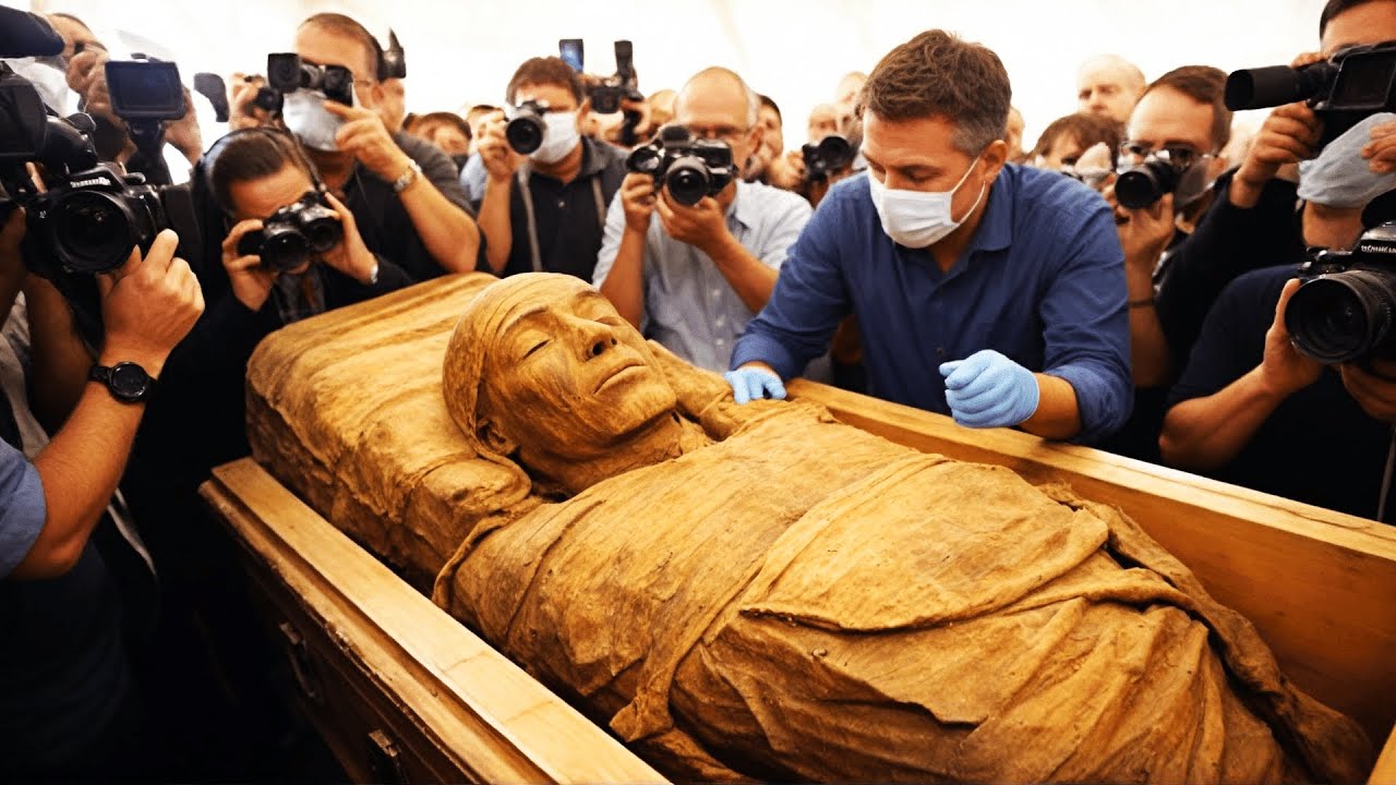 Scientists FINALLY Open Lost Egyptian Mummy Coffin After 2500 Years ...