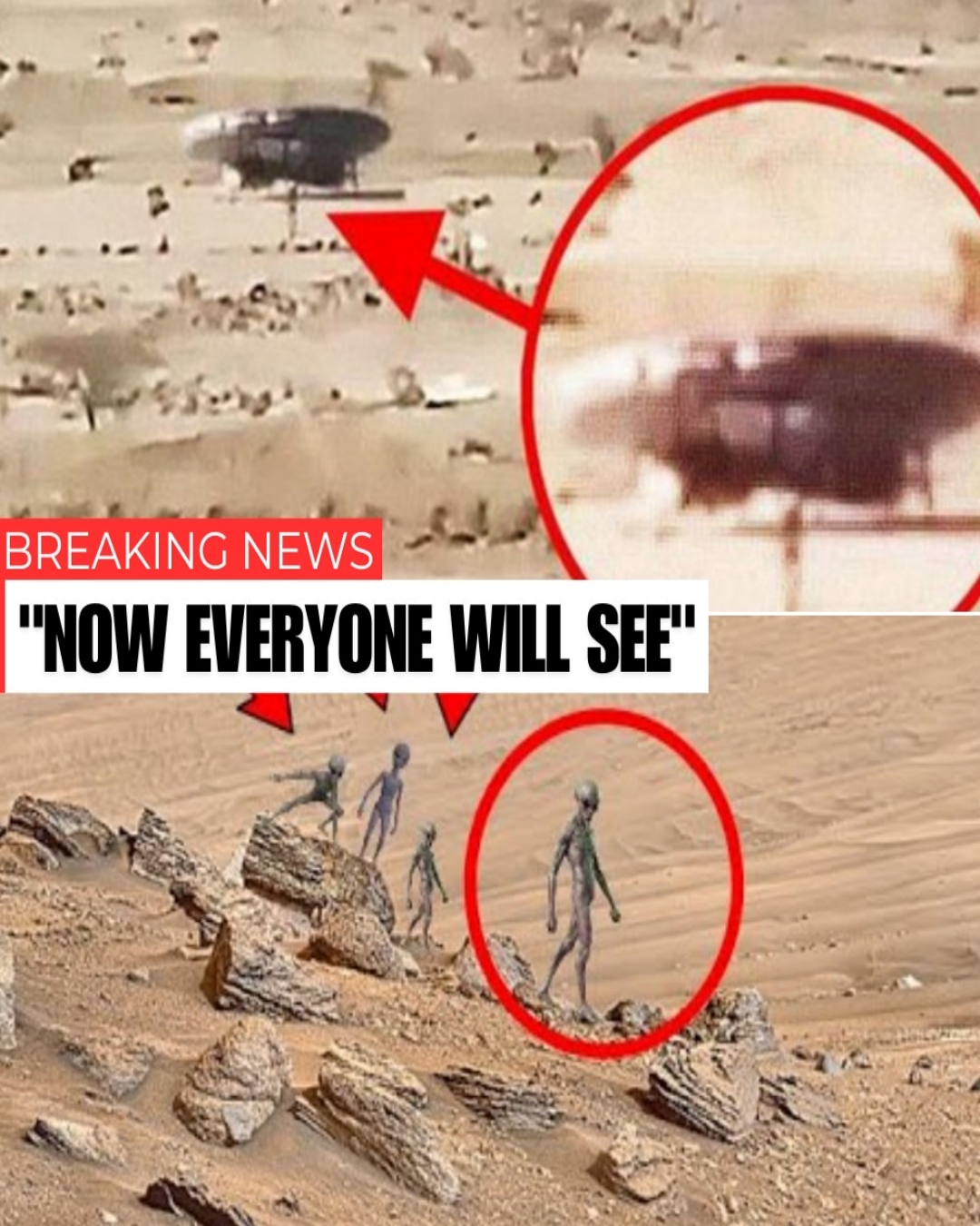 Shocking images of alleged alien figures spotted in desert spark ...